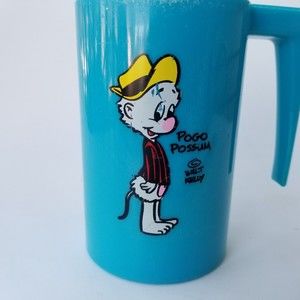 Dining | 425 Pogo Possum By Walt Kelly Cup Handle Mug Blue Cartoon ...